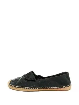Tory Burch Canvas And Leather Espadrilles