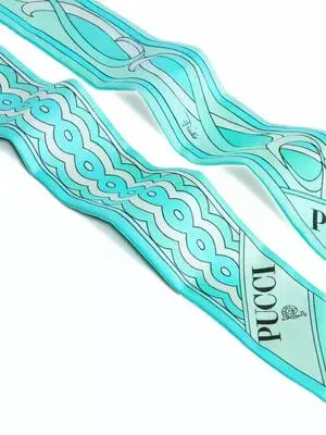 Emilio Pucci Patterned Silk Scarf