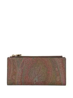 Etro Arnica Printed Wallet - Brown
