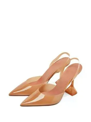 Amina Muaddi Holli Slingback Pumps