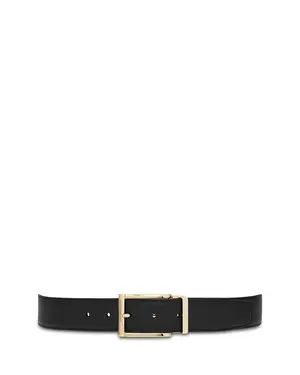 FERRAGAMO Reversible Leather Belt - Nero