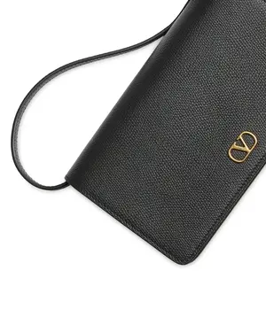 Valentino Garavani Vlogo Signature Leather Mini Bag - Black