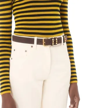 Valentino Garavani Flaneuse Suede Belt - Brown