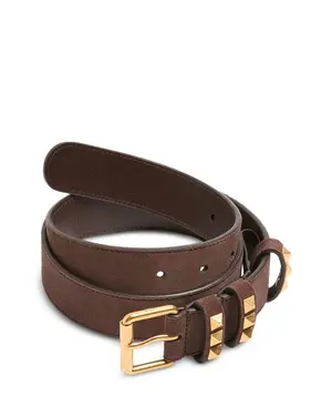Valentino Garavani Flaneuse Suede Belt - Brown