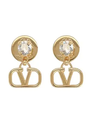 Valentino Garavani Vlogo Signature Earrings - Gold