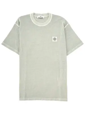 Stone Island T-shirt With Logo Patch - Multicolour