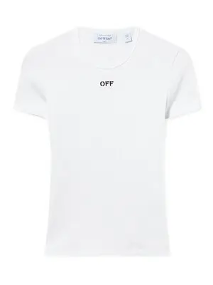 Off-white Logo T-shirts For Women