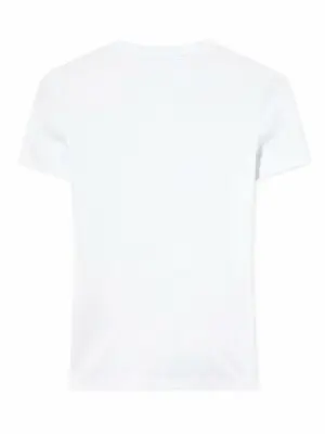 Off-White Basic T-shirt With Logo - White