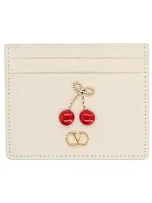 Valentino Garavani Cherryfic" Card Holder