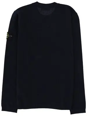 Stone Island Jersey With Logo - Blue