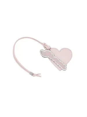 GANNI Heart Mirror Keychain - Pink