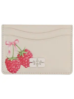 GANNI Heart Mirror Keychain - Pink