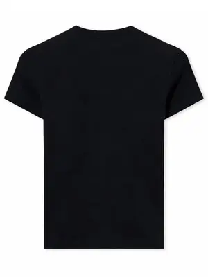 Off-White Basic T-shirt With Logo - Black