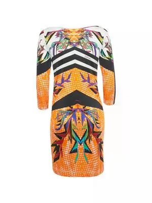 Just Cavalli Geometric-pattern Midi Dress