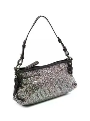 Dkny Sequined Monogram Shoulder Bag