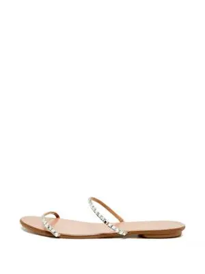 AQUAZZURA Crystal-embellished Sandals - White