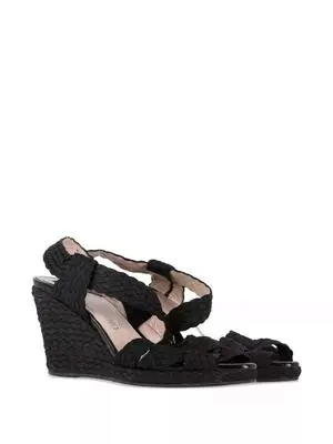 FERRAGAMO Wedge Espadrille Sandals