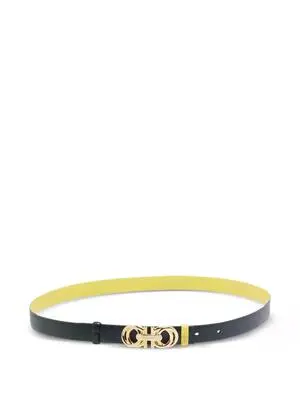 FERRAGAMO Double Gancini Reversible Belt