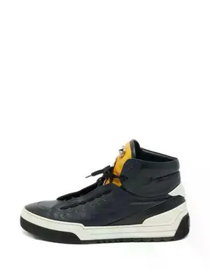 Fendi Leather Sneakers - Black