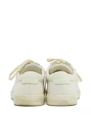 Saint Laurent Andy Calf Leather Sneakers - White