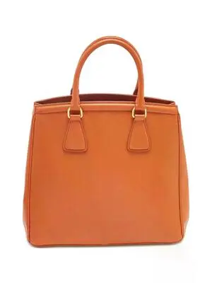 Prada Parabole Leather Tote Bag