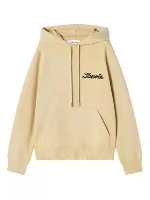 LANVIN Logo-detail Hooded