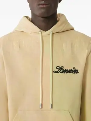 LANVIN Logo-detail Hooded