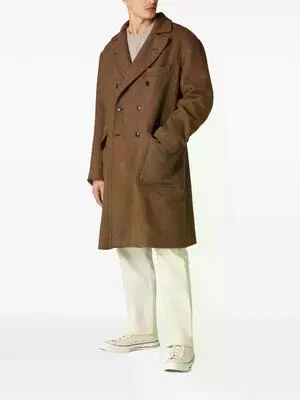 FORTELA Serwilliam1 Double-breasted Coat - Brown
