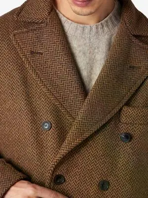 FORTELA Serwilliam1 Double-breasted Coat - Brown