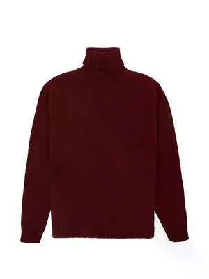 FORTELA London Ribbed-cuff Turtleneck Sweater - Red