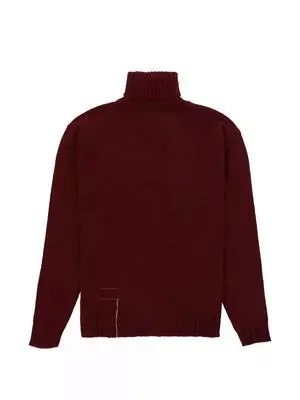 FORTELA London Ribbed-cuff Turtleneck Sweater - Red