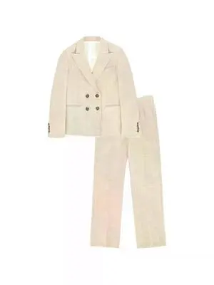 FORTELA Bibiane Double-breasted Suit - Neutrals
