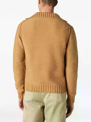 FORTELA Cornell V-neck Sweater - Brown