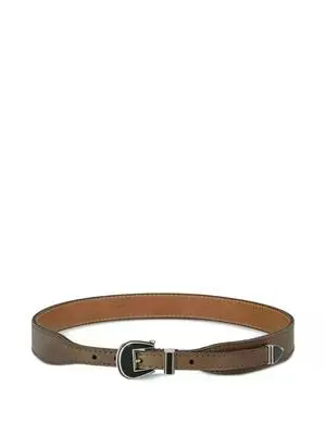 FORTELA Fang Leather Belt - Brown