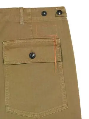 FORTELA Patch-pocket Trousers - Green