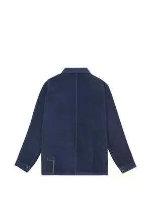 FORTELA Buttoned Patch-pocket Jacket - Blue