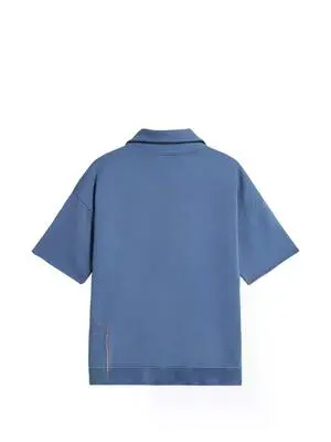 FORTELA York Zip Polo Shirt - Blue