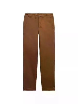 FORTELA Wallace Herringbone Trousers - Brown