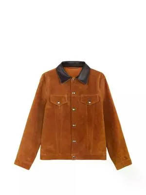 FORTELA Type3 Pocket Leather Jacket - Brown