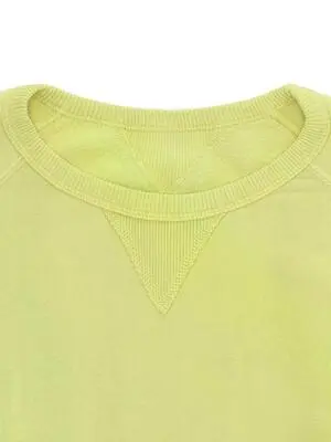 FORTELA Raglan-sleeve Crew-neck Sweatshirt - Yellow