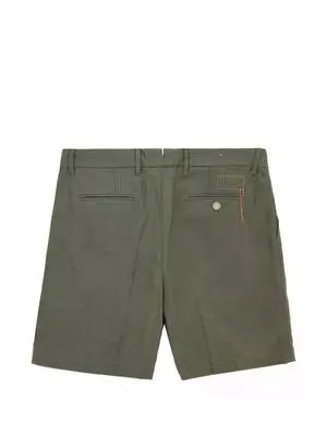 FORTELA Pleated Bermuda Shorts - Green
