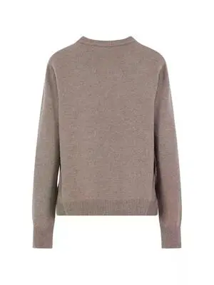 RÓHE Ribbed Knit Round-neck Sweater