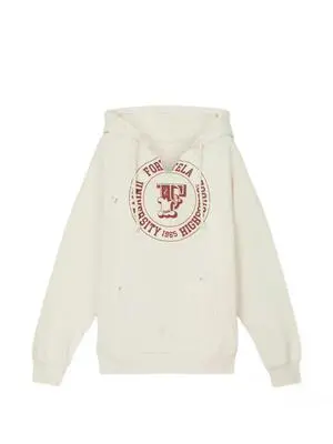 FORTELA Holly Print Hooded Top - Neutrals