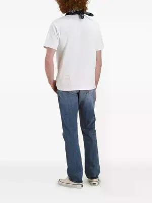 FORTELA Vermont Raglan-sleeve Pocket T-shirt - White