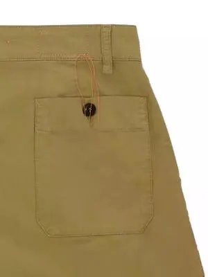 FORTELA Cotton Twill Shorts - Neutrals