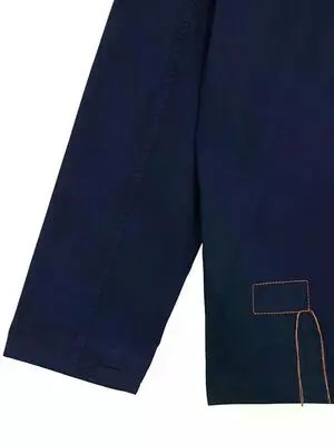 FORTELA Solomont Flap-pocket Shirt - Blue