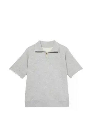 FORTELA York Zip Polo Shirt - Grey
