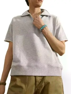 FORTELA York Zip Polo Shirt - Grey