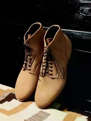 FORTELA Lace-up Leather Boots - Neutrals
