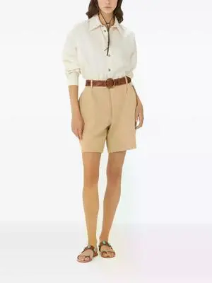 FORTELA Julian Buttoned Back-pocket Bermuda Shorts